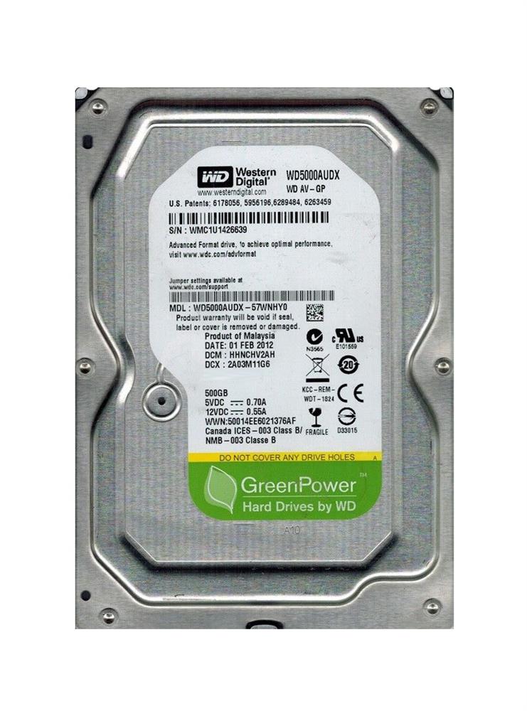 WD5000AUDX-57WNHY0 Western Digital Hard Drive