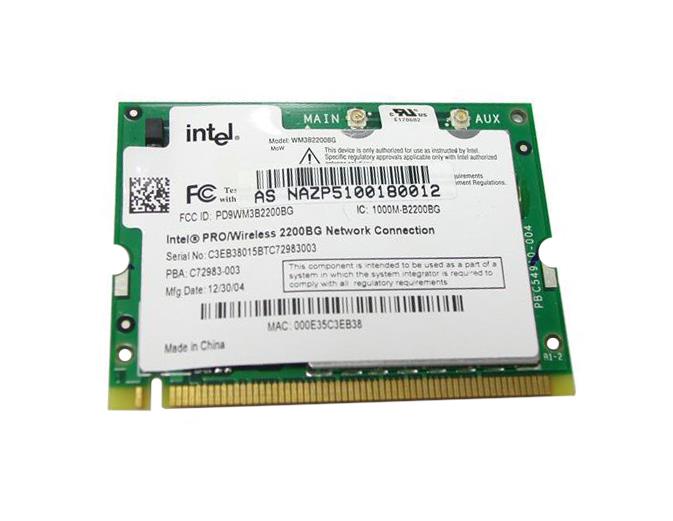 WM3B2200BGMW2 Intel Network Interface Adapter