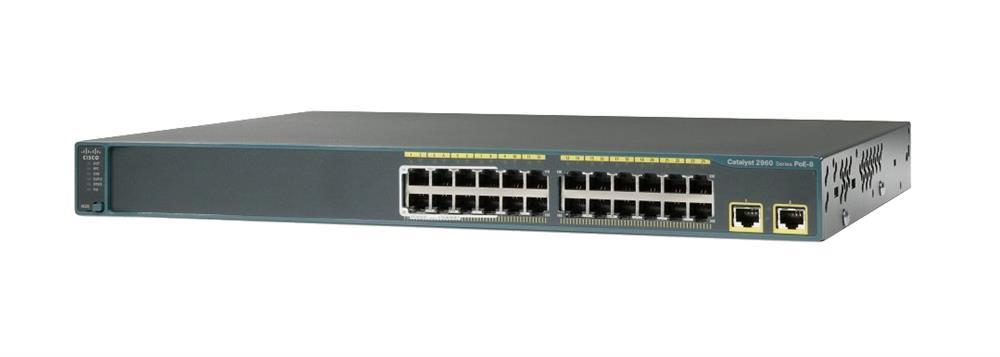 WS-C2960-24LT-L Cisco Network Switch